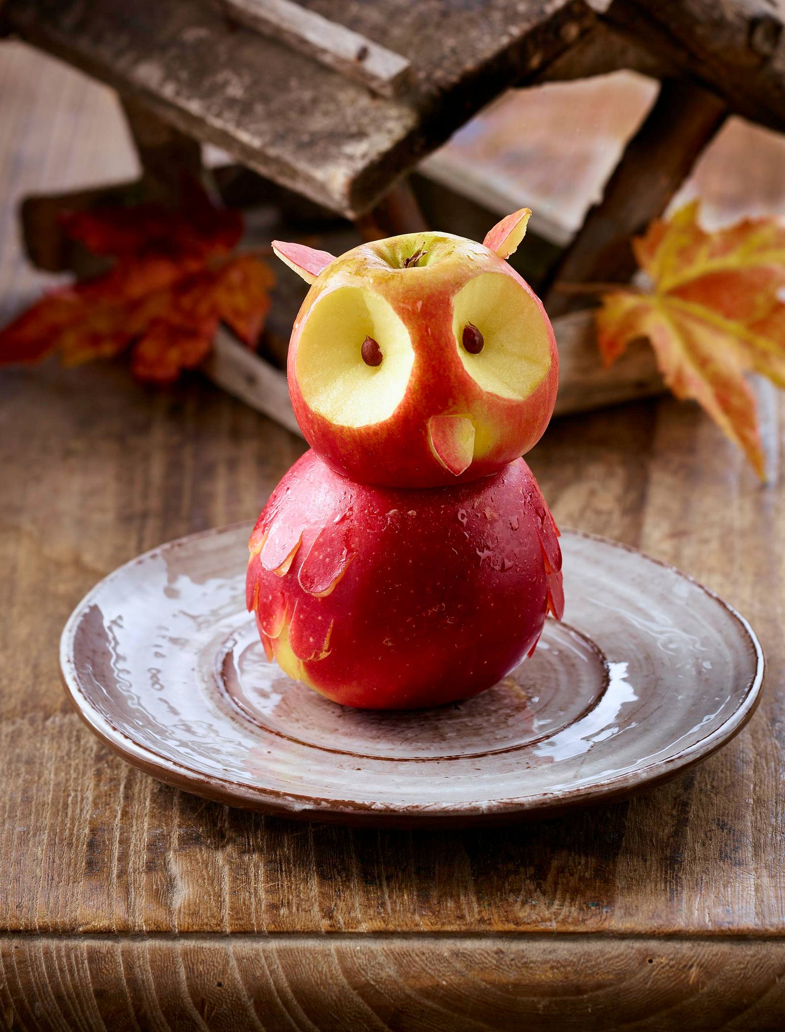Apfel-Eule Rezept | LECKER