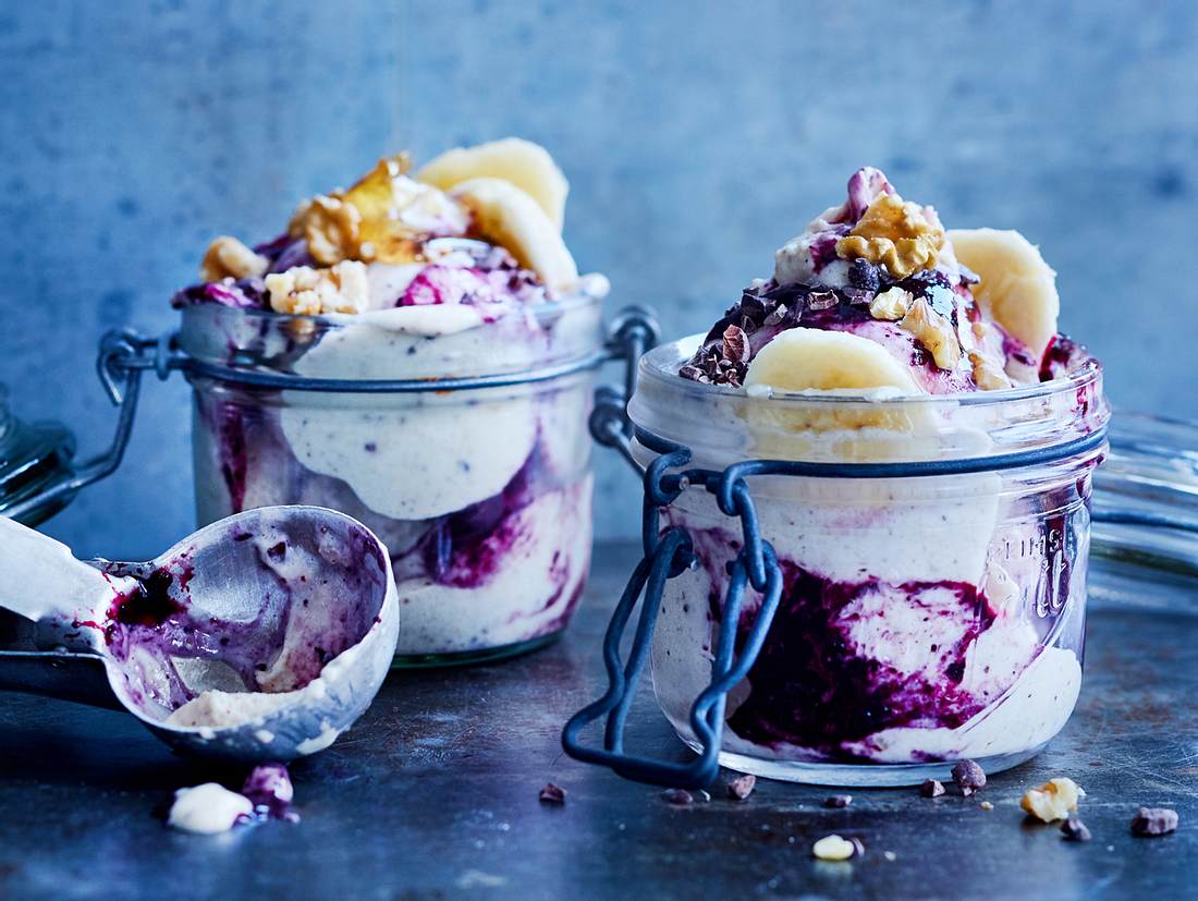 Blueberry Sundae mit Nicecream Rezept | LECKER