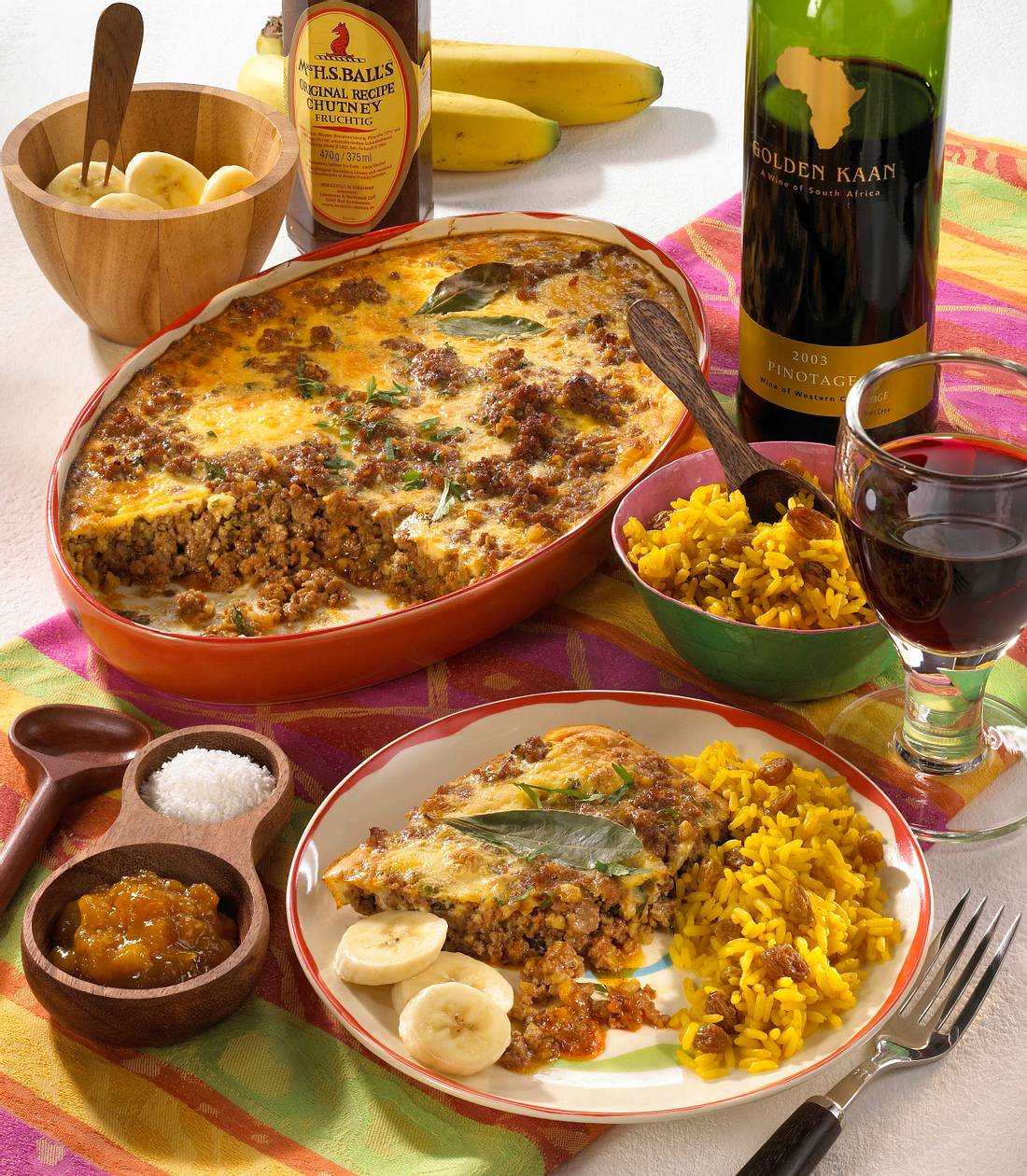 Bobotie mit Geelrys (Hackauflauf & gelber Reis) Rezept | LECKER