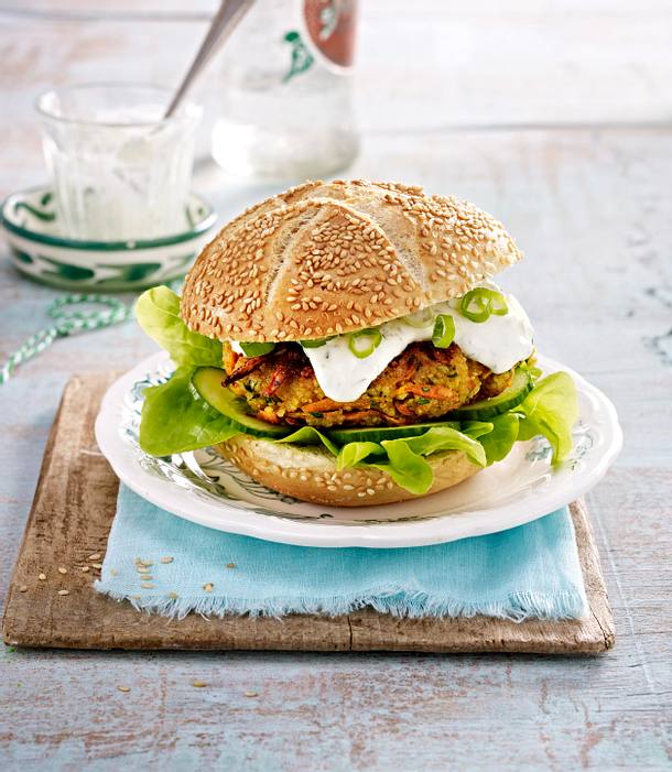 Couscous-Burger Rezept | LECKER
