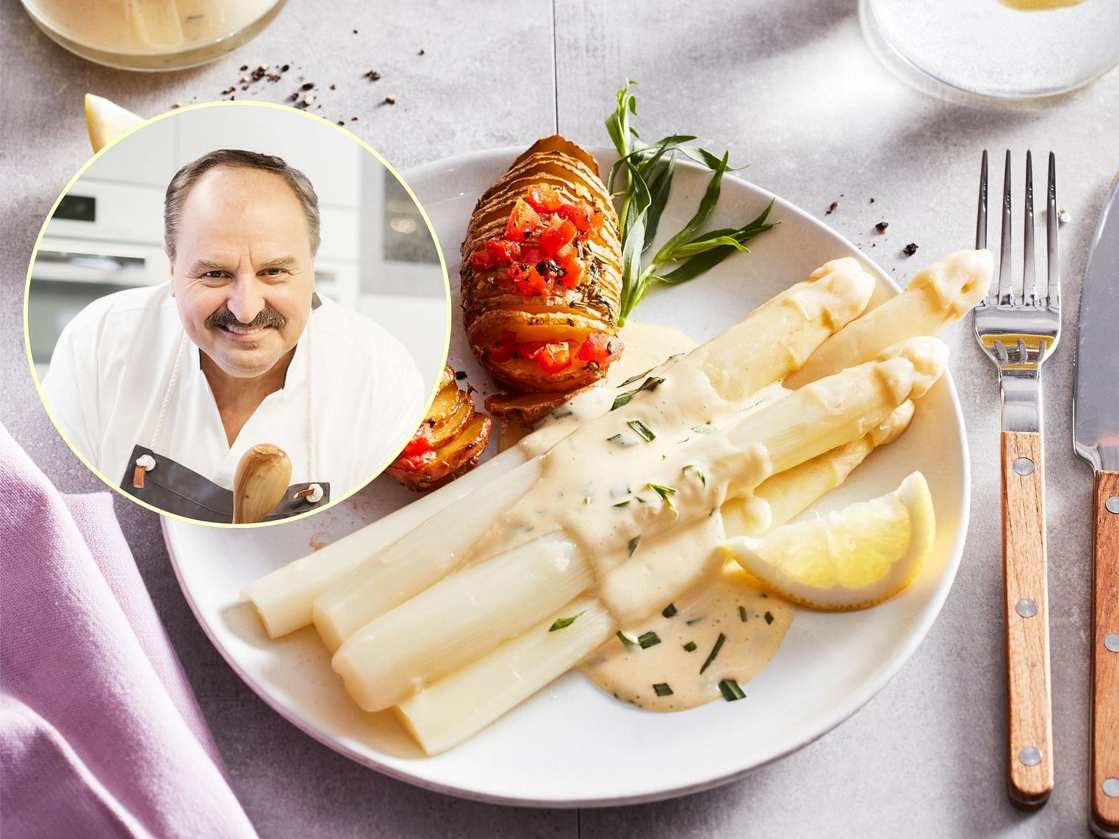 Johann Lafer verrät: „Spargel niemals kochen!“ – Die besten Tipps für ...