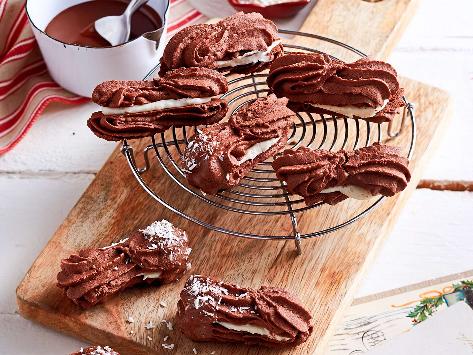 Doppeldecker-Schokotatzen Rezept | LECKER