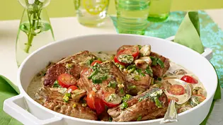 Klassischer Filettopf mit Champignons Rezept | LECKER