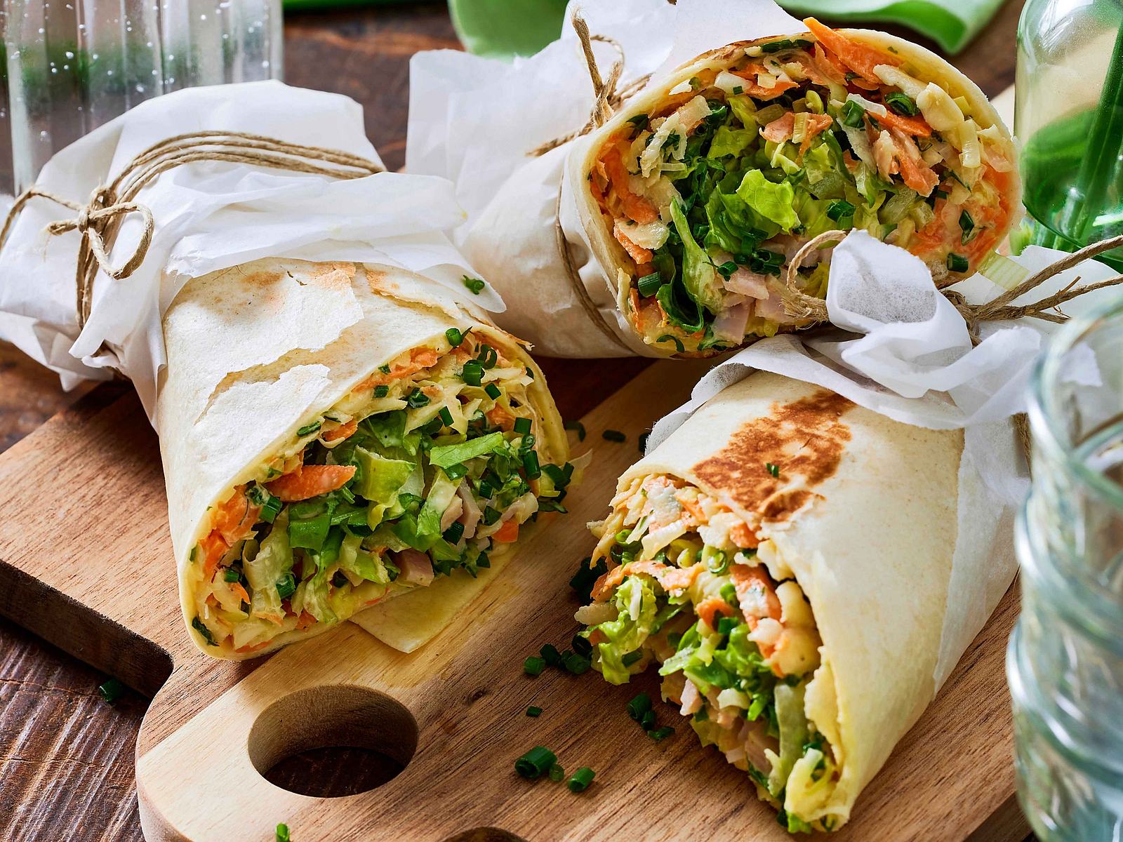Farmer's Wrap zum Unterwegs-Essen Rezept | LECKER