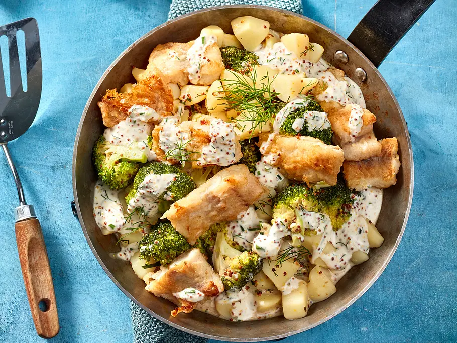 Fischfilet in fixer Senfsoße Rezept | LECKER