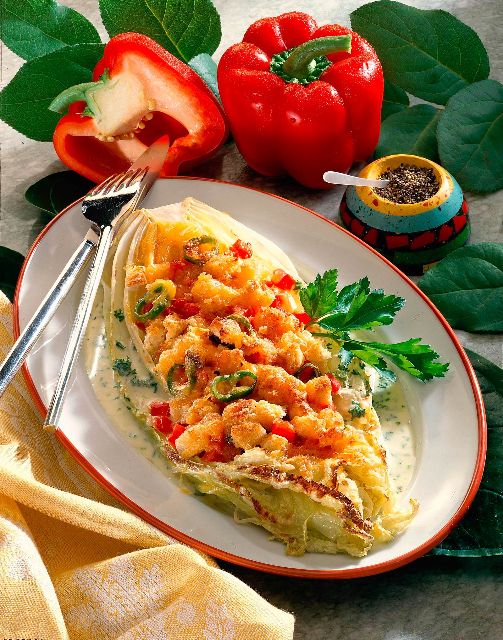 Gebackener Chinakohl Rezept | LECKER