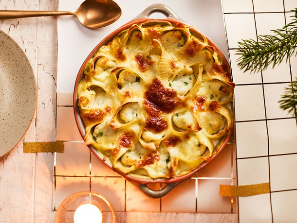 Gebackener Pasta-Stern mit Kabeljau Rezept | LECKER