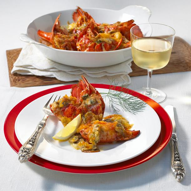 Gratinierter Hummer Rezept | LECKER