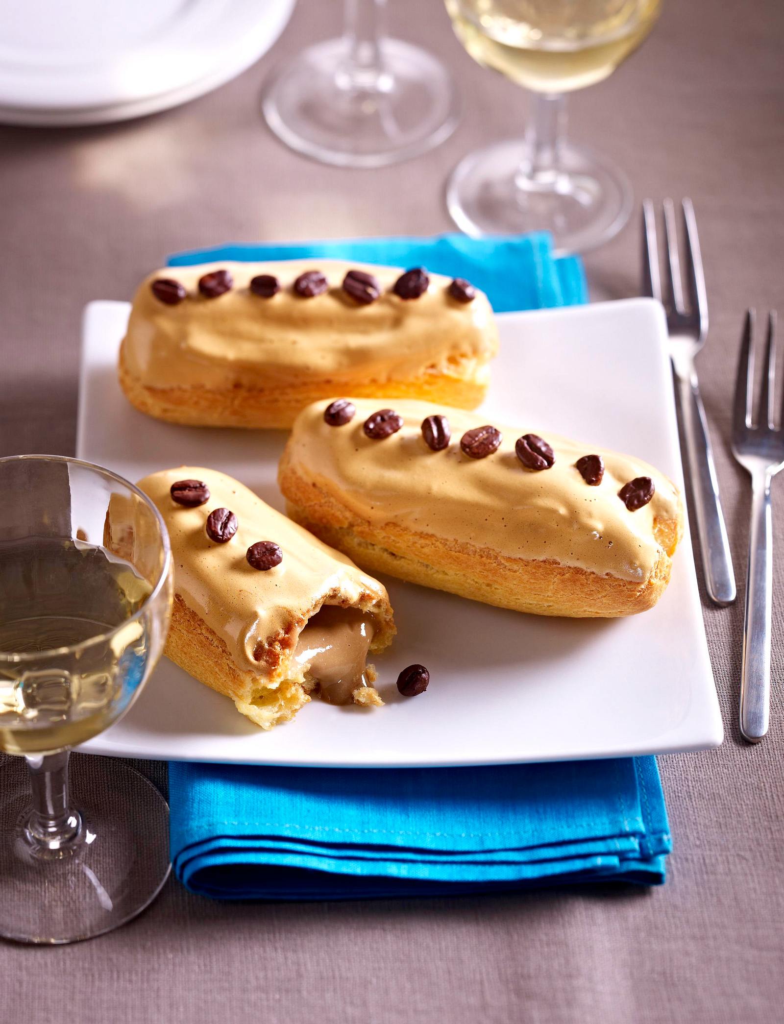 Kaffee-Eclairs Rezept | LECKER