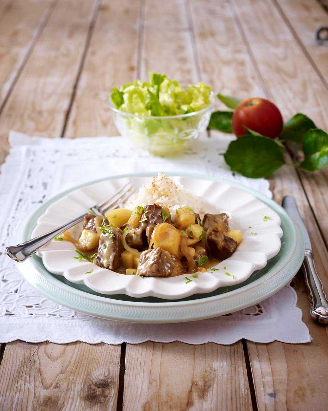 Kalbs-Apfel-Gulasch Rezept | LECKER