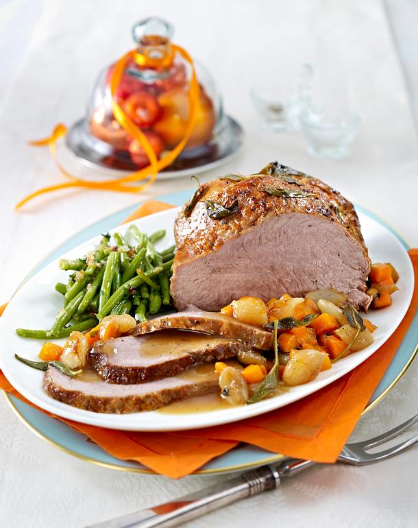 Kalbsnuss in Salbei-Schalotten-Soße Rezept | LECKER