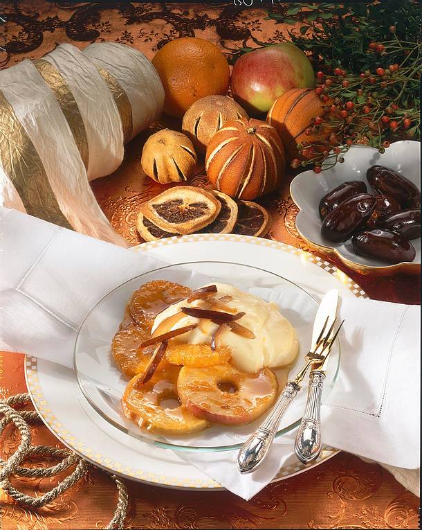 Karamellisiertes Obst Rezept | LECKER