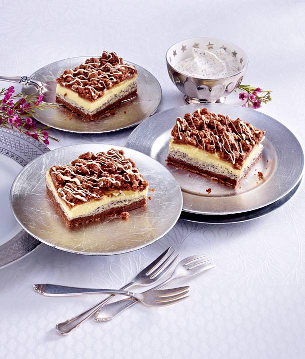 Mohn-Apfel-Schnitte Rezept | LECKER