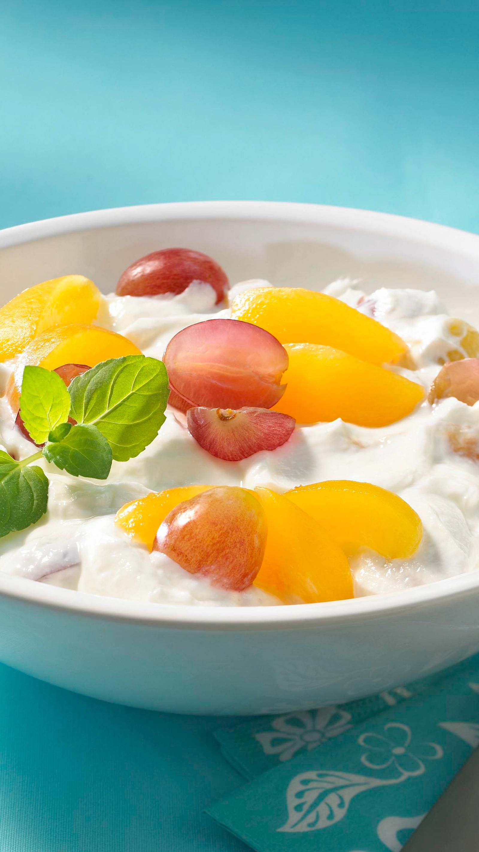 Quarkspeise Mit Obst