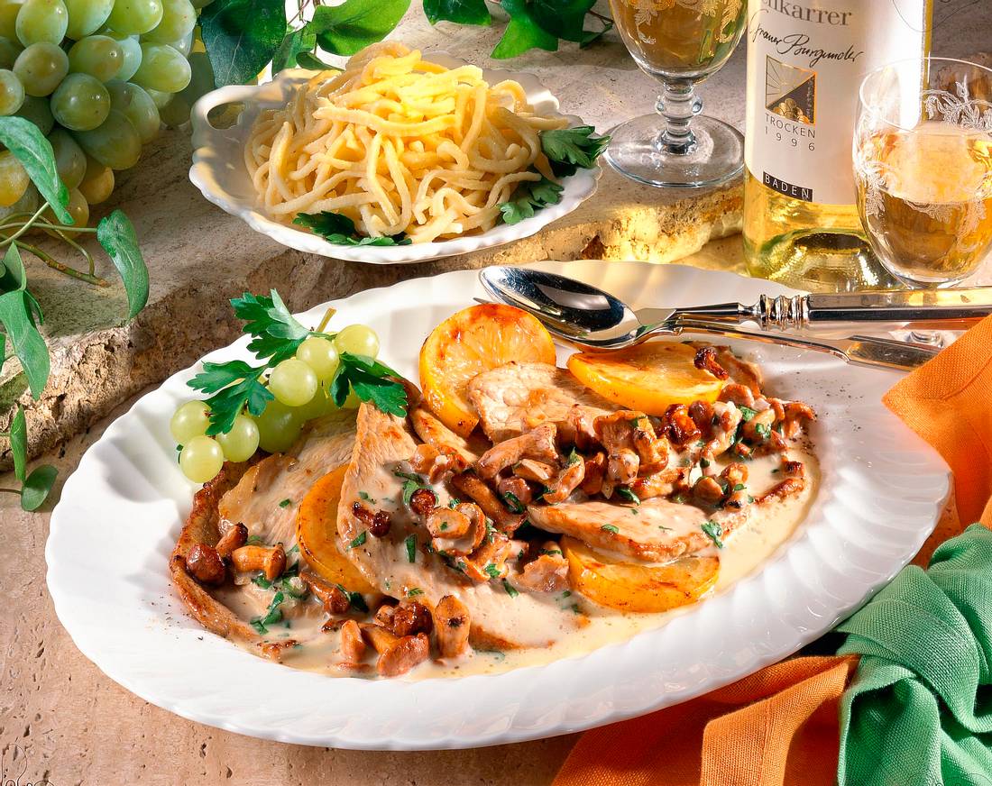 Rahmschnitzel und Spätzle Rezept | LECKER