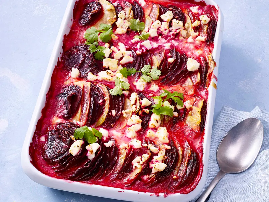 Rote-Bete-Gratin „Heute kocht der Ofen" Rezept | LECKER
