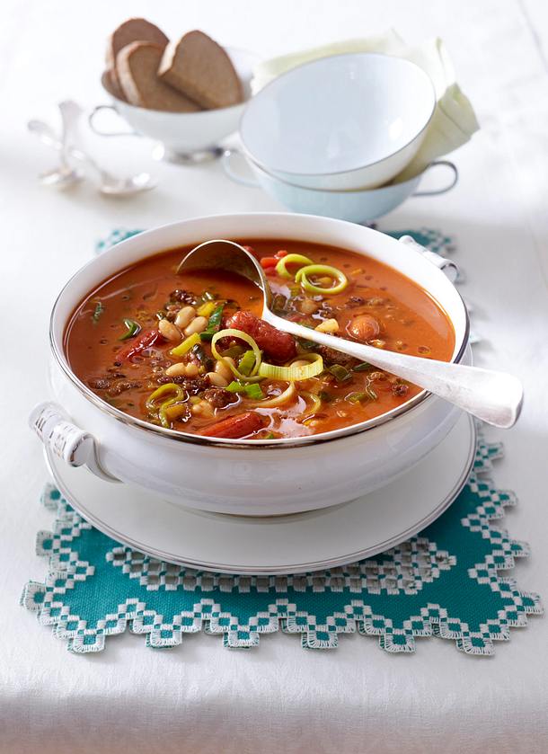 Scharfe Mitternachtssuppe Rezept | LECKER