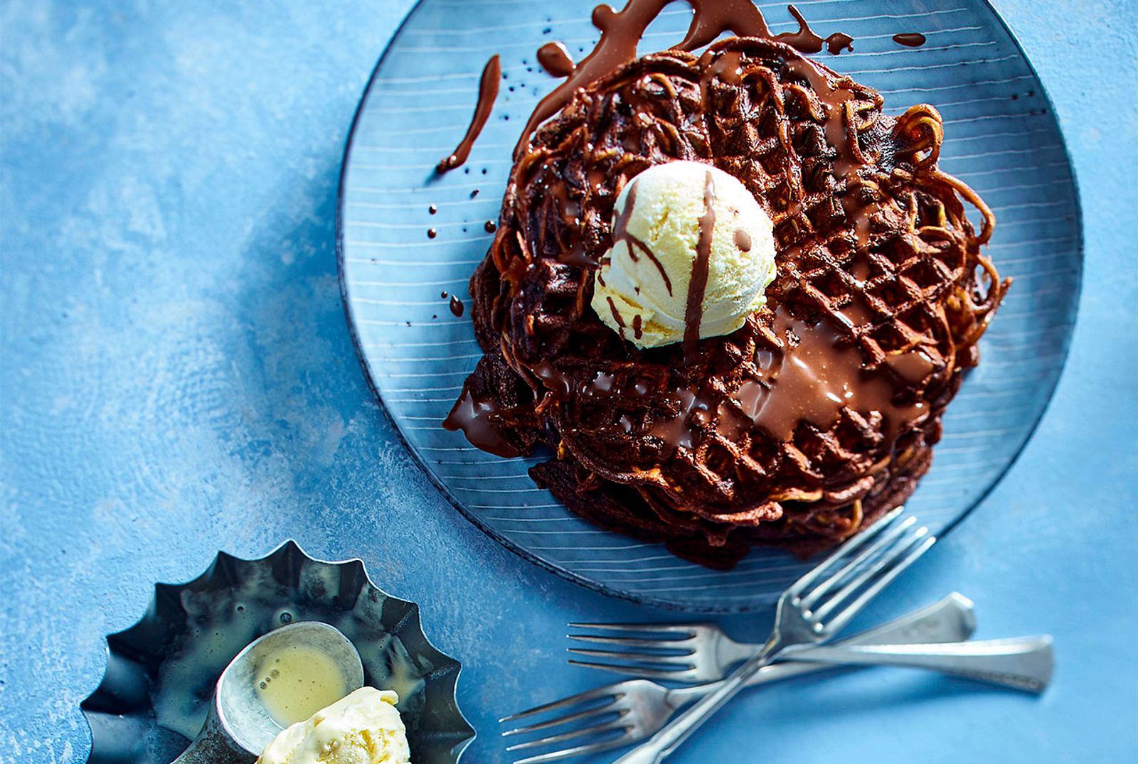 Spaghetti-Waffeln Rezept | LECKER