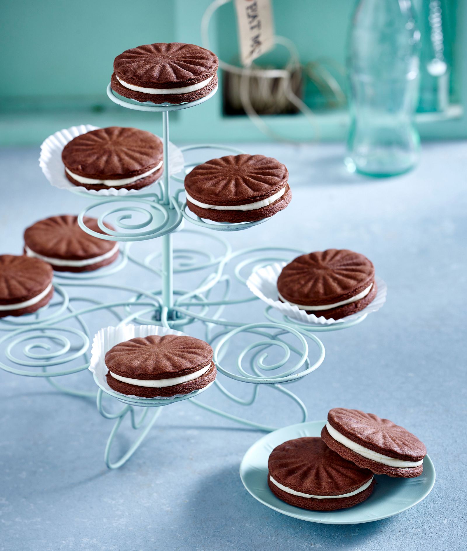 Selbstgemachte Oreo-Cookies Rezept | LECKER
