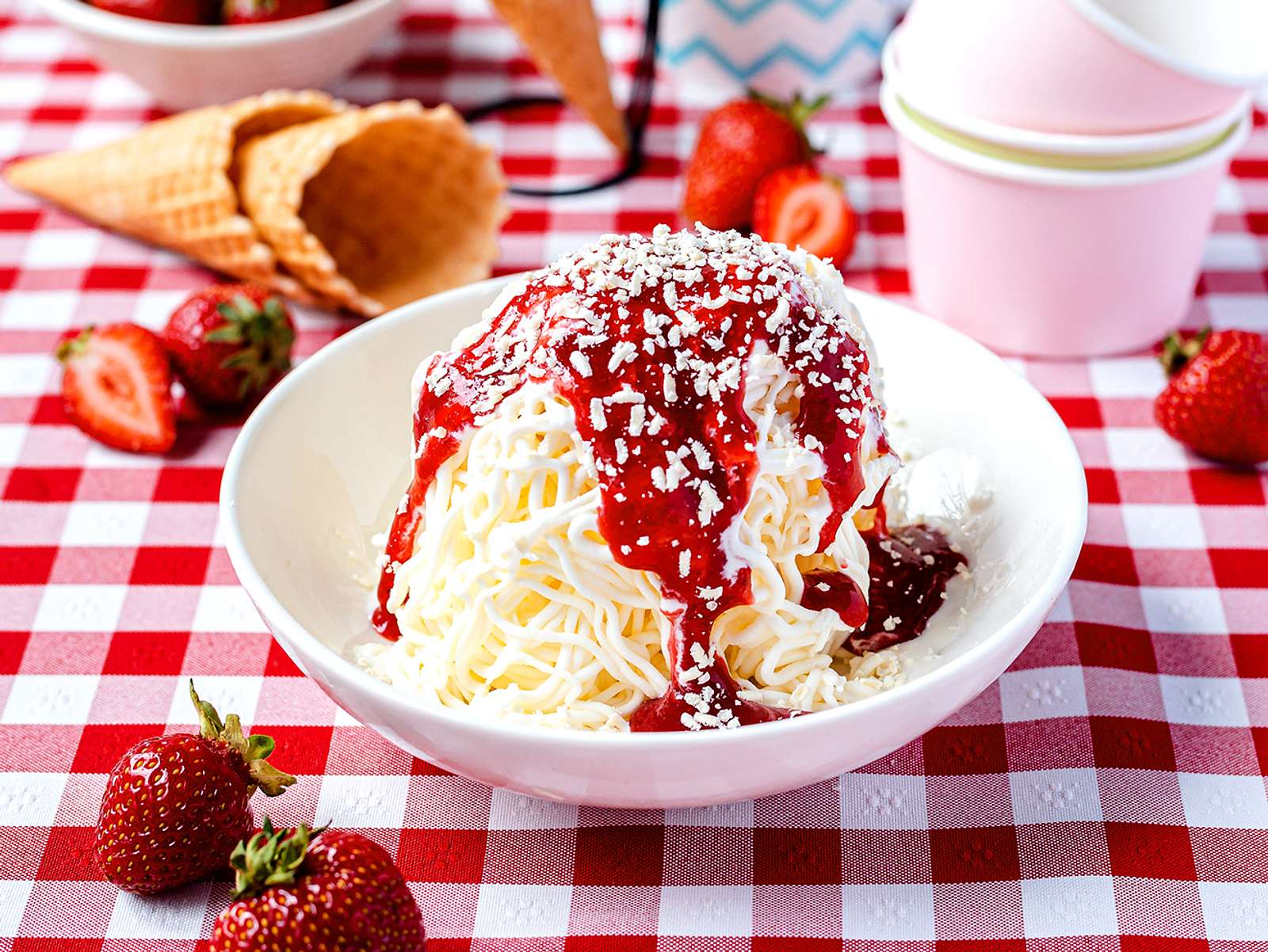 Spaghetti-Eis - Rezept zum Selbermachen | LECKER