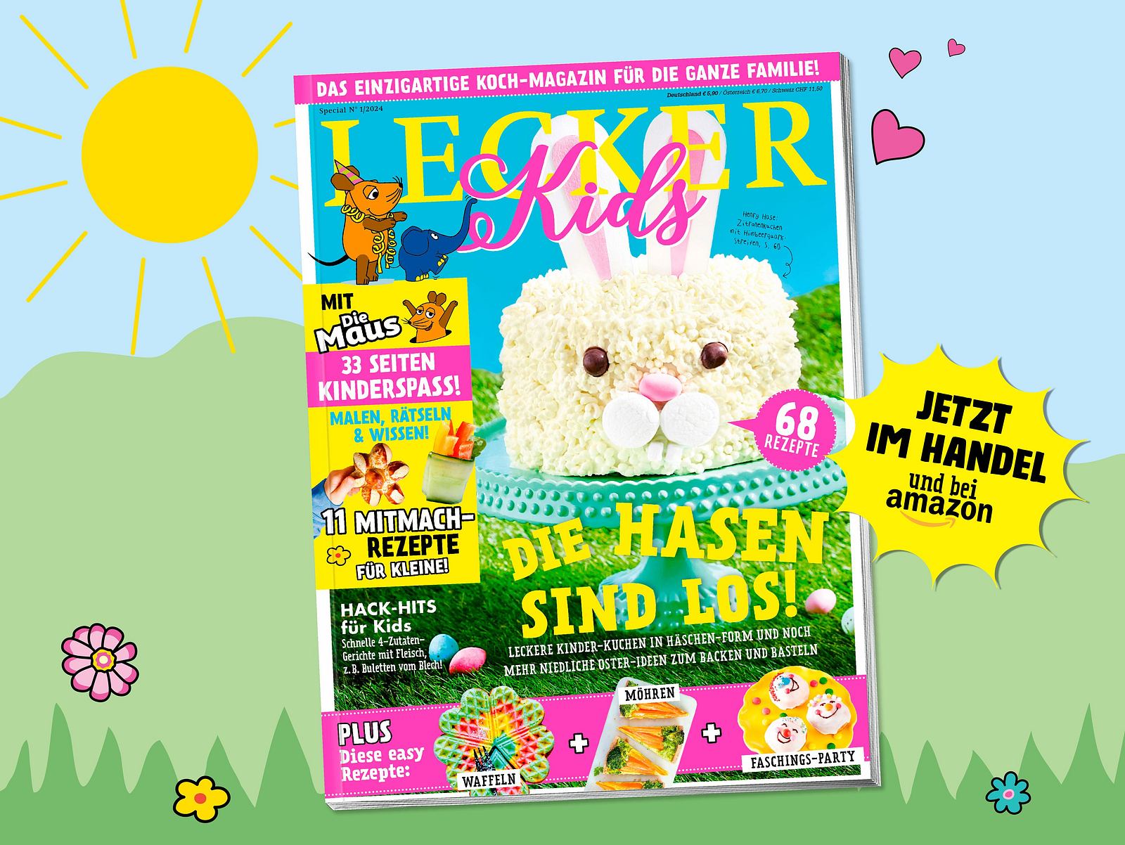 LECKER-Kids 1/2024: Die Hasen sind los! | LECKER