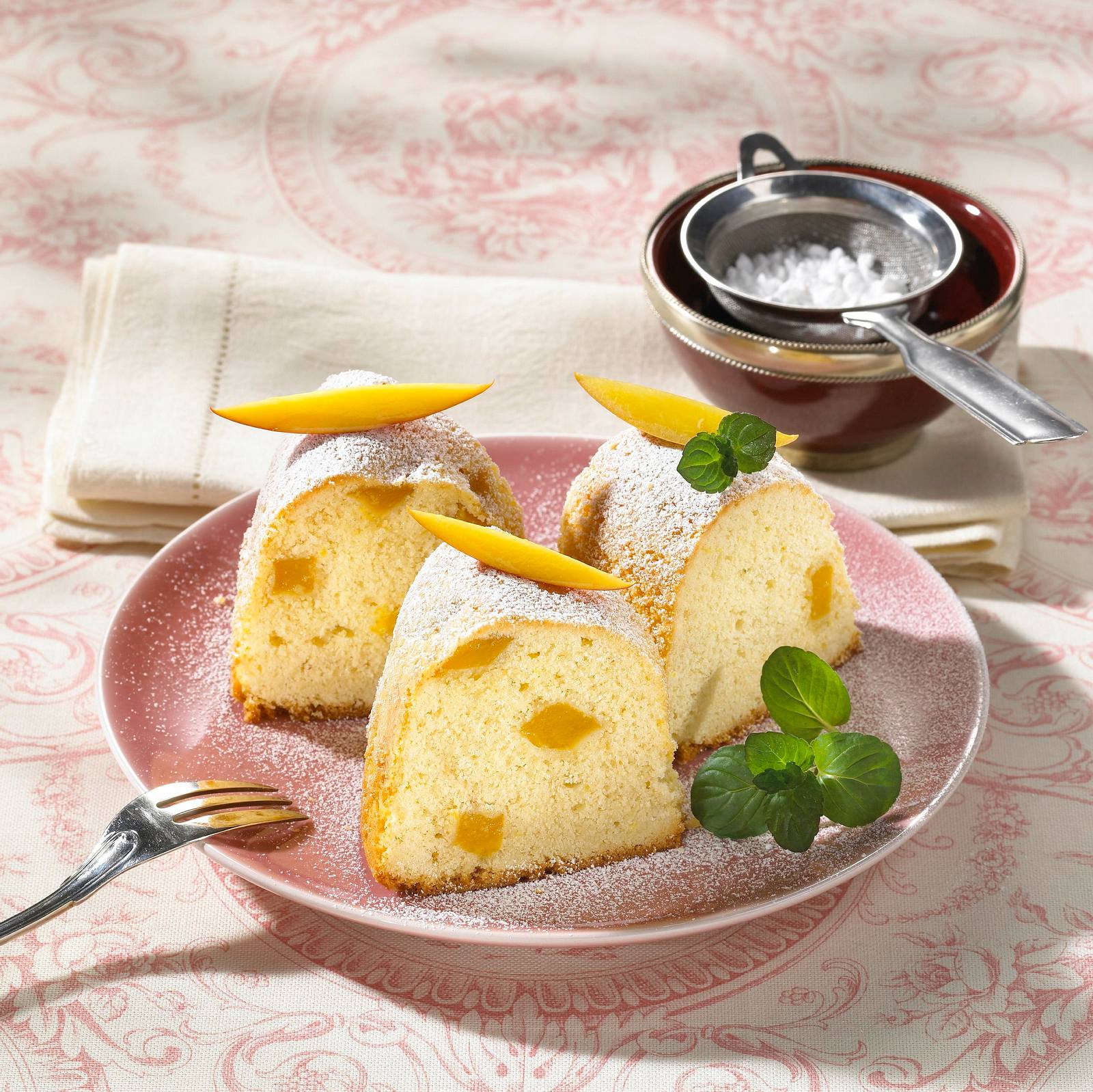 Zitronen-Mango-Kuchen Rezept | LECKER